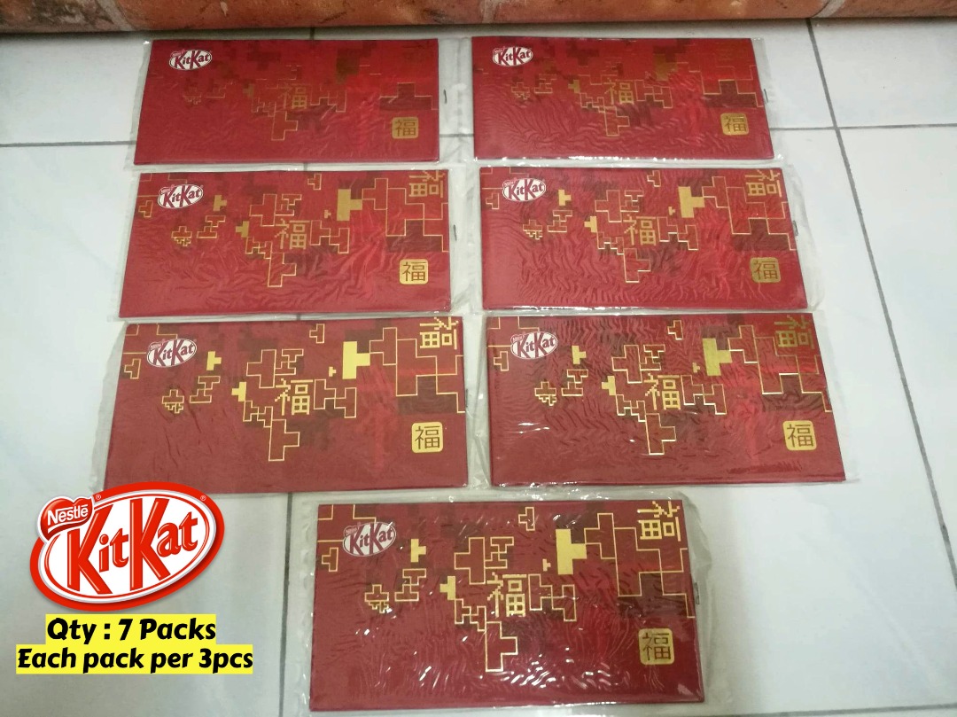Kit Kat - 7 Packs Packet #ang pow #combo, Hobbies & Toys, Stationery ...
