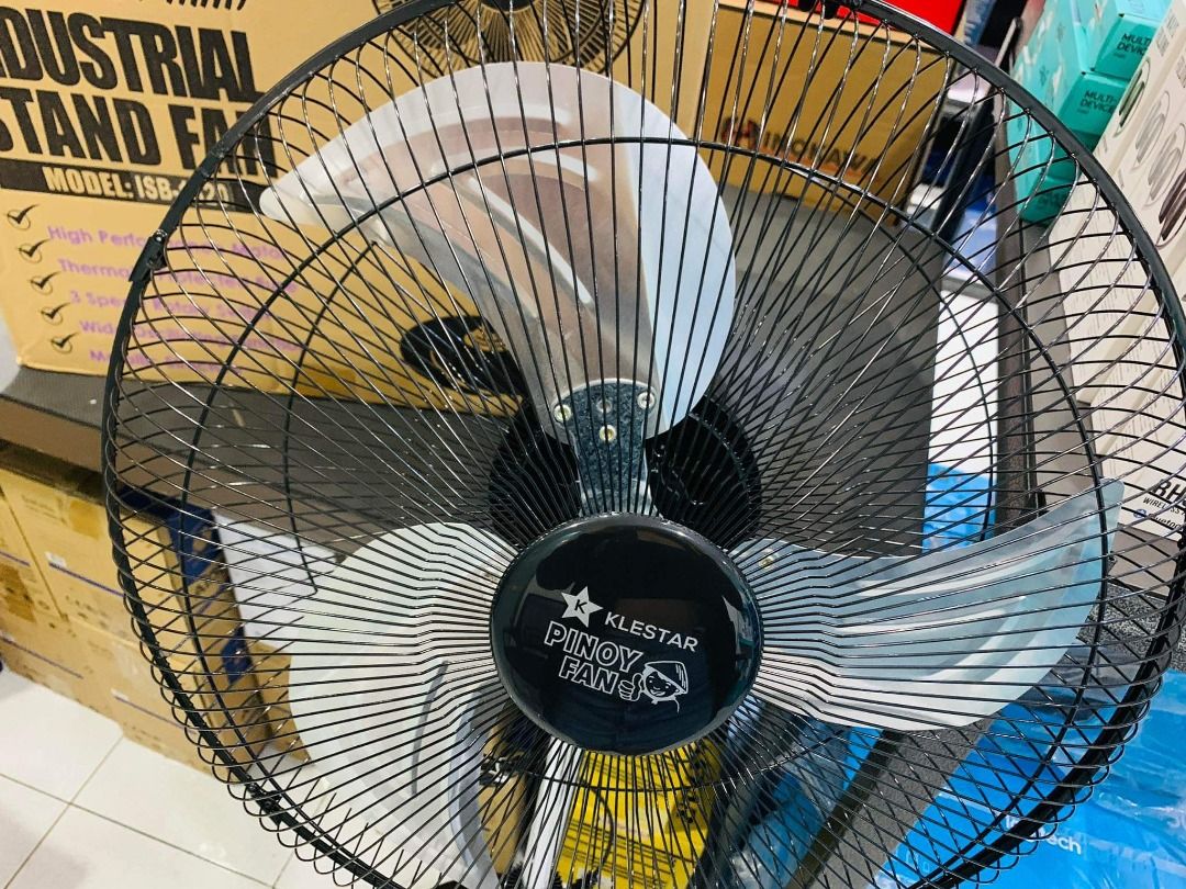 KLESTAR 18 Industrial Stand Fan Metal Blade ISB1820, Furniture & Home ...