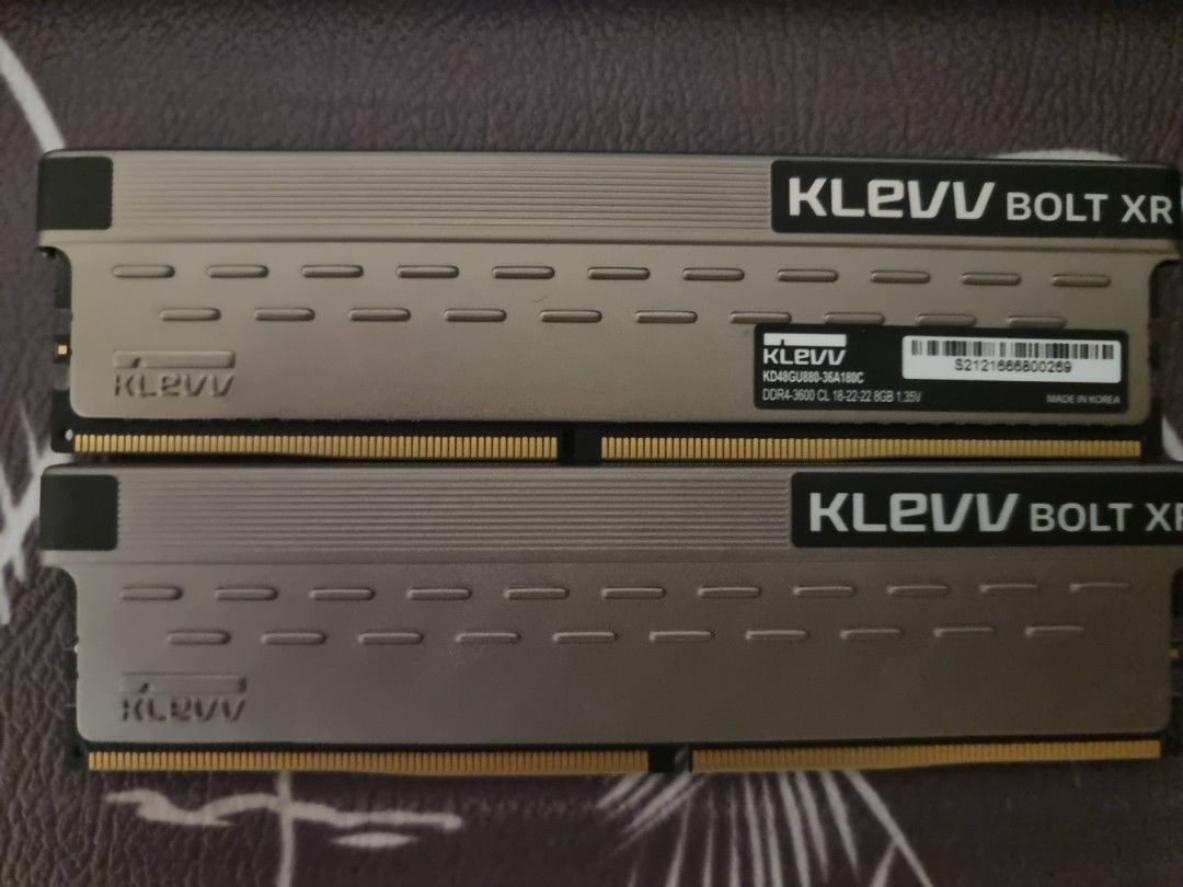 klevv ram 16gb(8gb*2) 3600mhz, Computers & Tech, Desktops on Carousell