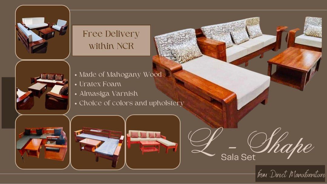 L - Shape Sala Set on Carousell
