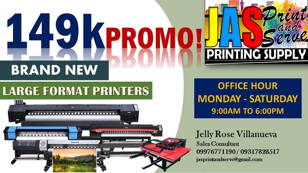 Large format printer SUBLIMATION MACHINE, Computers & Tech, Printers ...