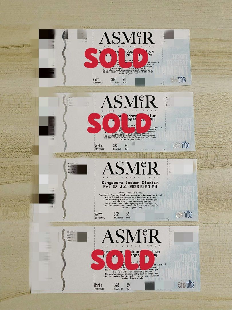 (LAST TICKET CAT 5) ASMeiR 2023 World Tour Amei Concert Singapore ...