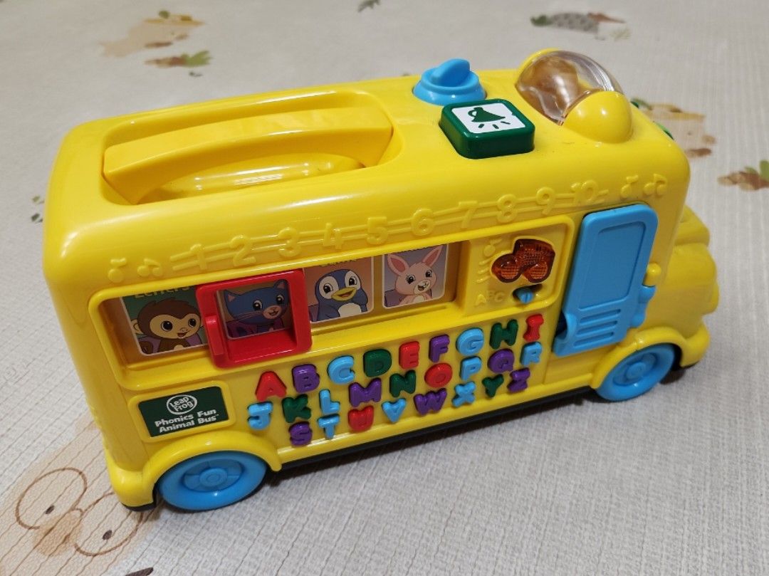 Leap frog Phonics Fun Animal Bus, Babies & Kids, Infant Playtime on ...