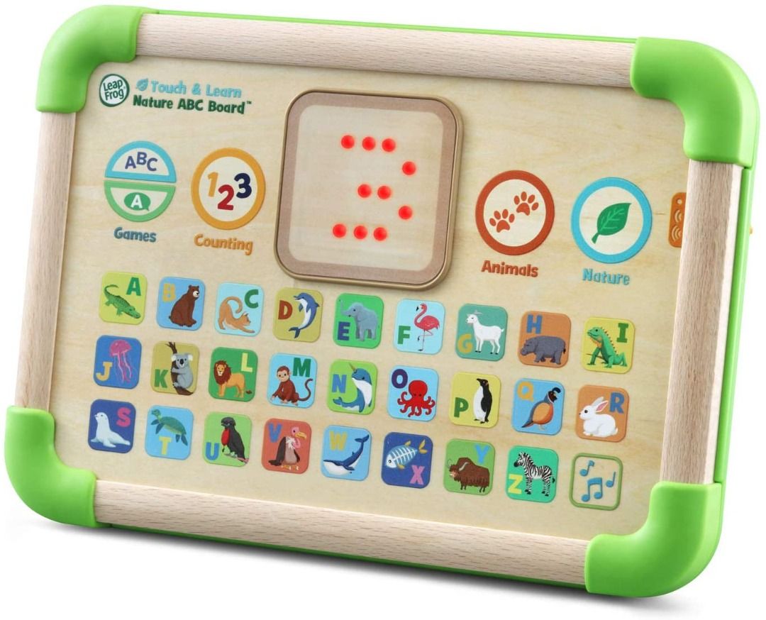 Leapfrog Wooden Touch and Learn Nature ABC Board, Hobbies & Toys, Toys ...