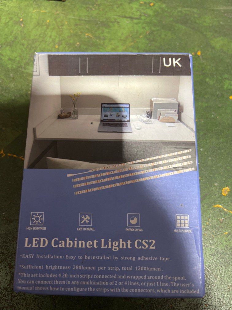LED Cabinet light CS2, Furniture & Home Living, Lighting & Fans ...