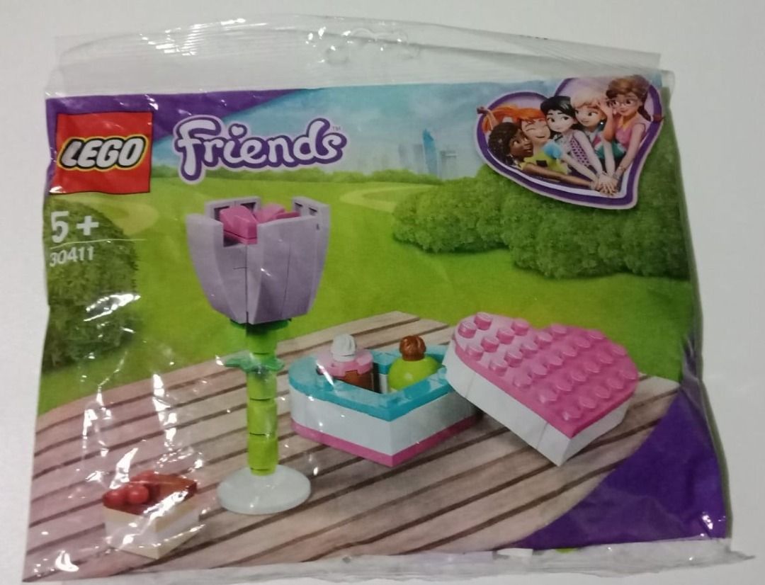 Lego Friends Polybag (30411) - Chocolate Box & Flower, Hobbies & Toys ...