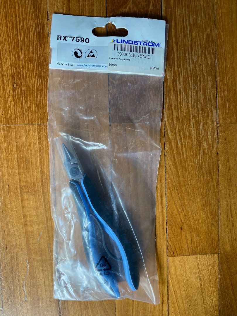 Lindstrom RX7590 - RX Series Ergonomic Pliers - Round Nose - Fine Jaw ...