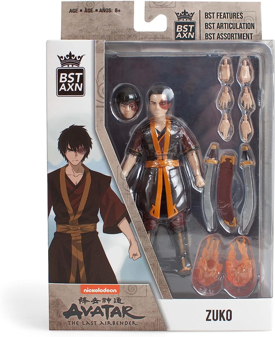 Loyal Subjects - BST AXN Avatar The Last Airbender Zuko 5 Action Figure ...
