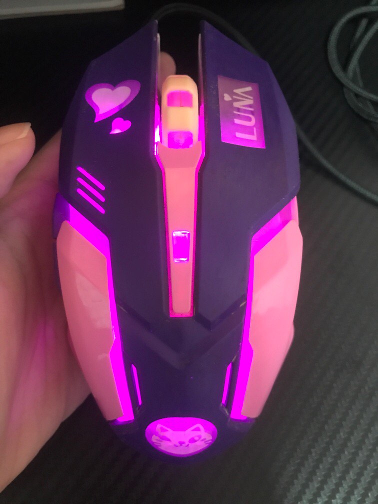 Gaming Mouse With Lights Computers Tech Parts Accessories Mouse Mousepads On Carousell