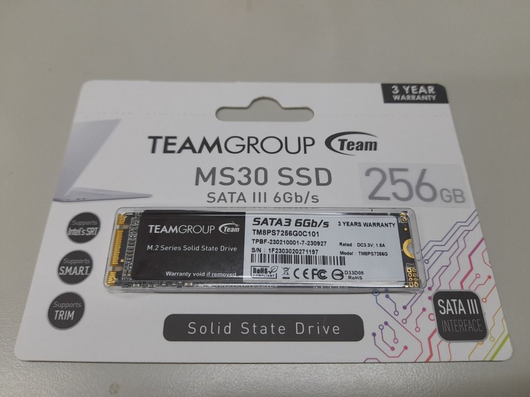 256GB SSD M.2 SATA 3, Computers & Tech, Parts & Accessories, Computer ...