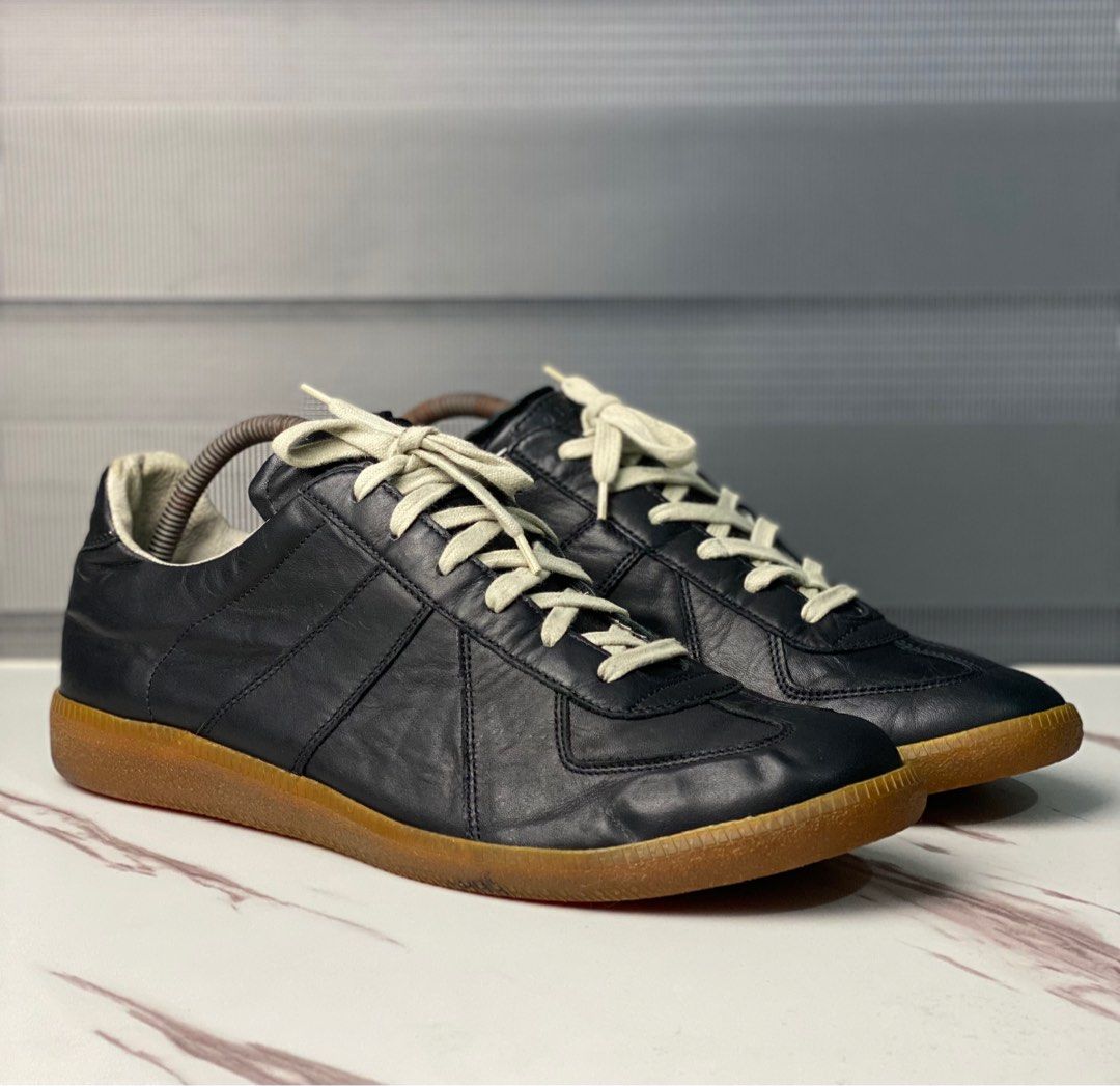 MAISON MARGIELA GATS - BLACK GUMSOLE, Men's Fashion, Footwear, Sneakers ...