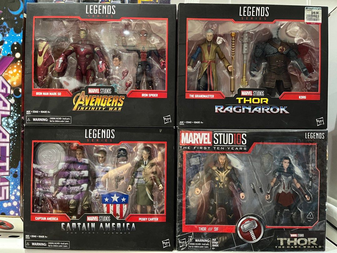 Marvel Legends action figures 2 3 pack odin Daredevil wolverine domino ...