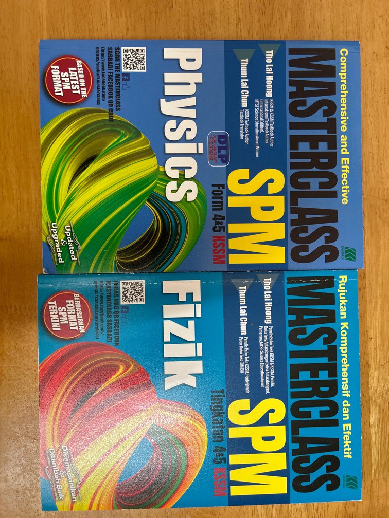 Masterclass SPM Form 4&5 KSSM Physics (English and Malay Edition ...