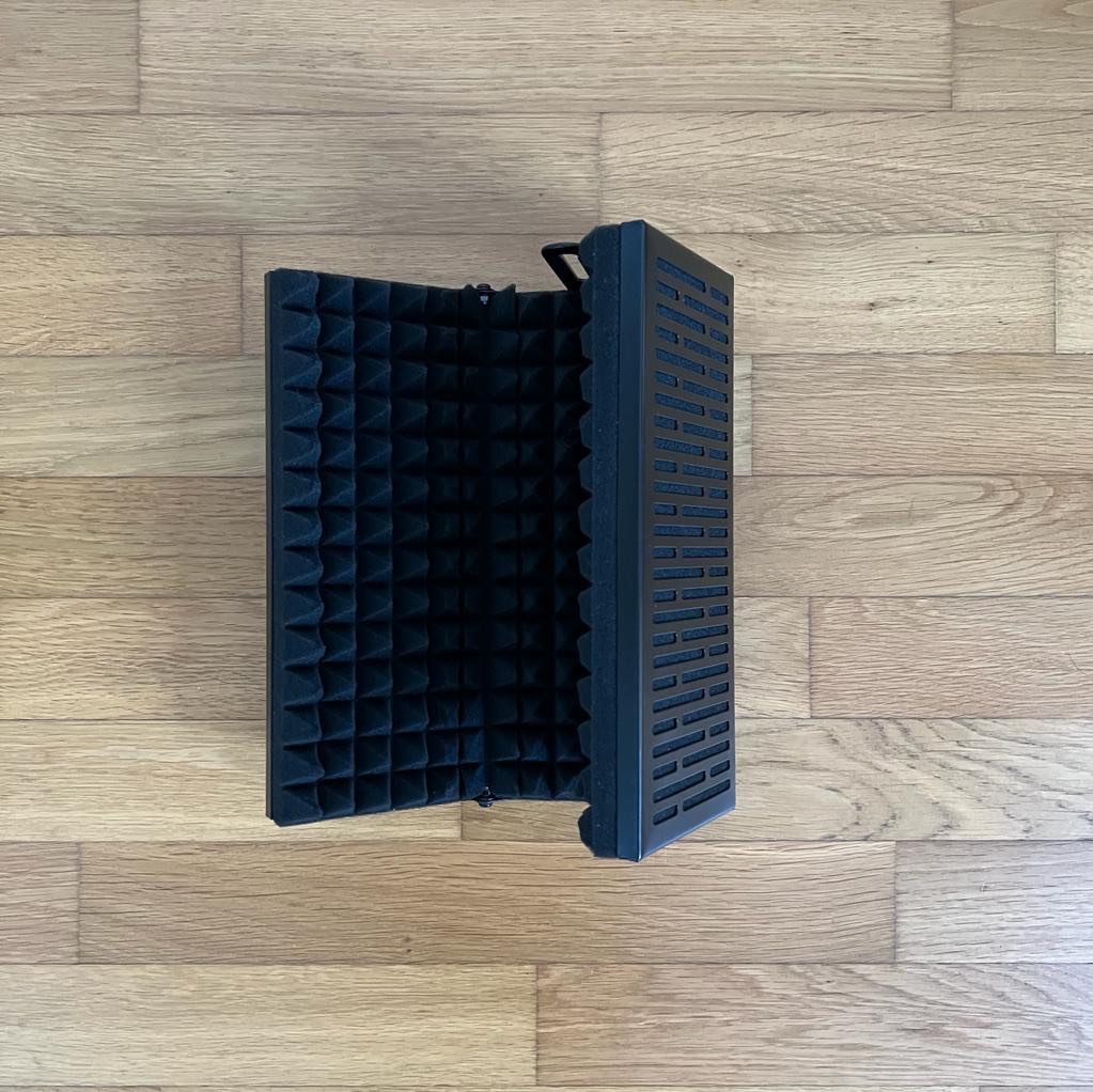 Mic Foam Foldable Adjustable Sound Absorbing Vocal Recording Singing ...