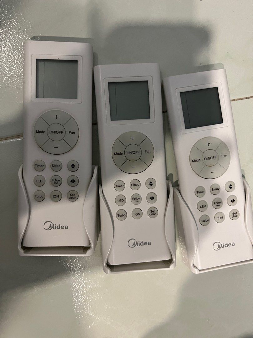 Midea aircon remote control, TV & Home Appliances, Other Home ...