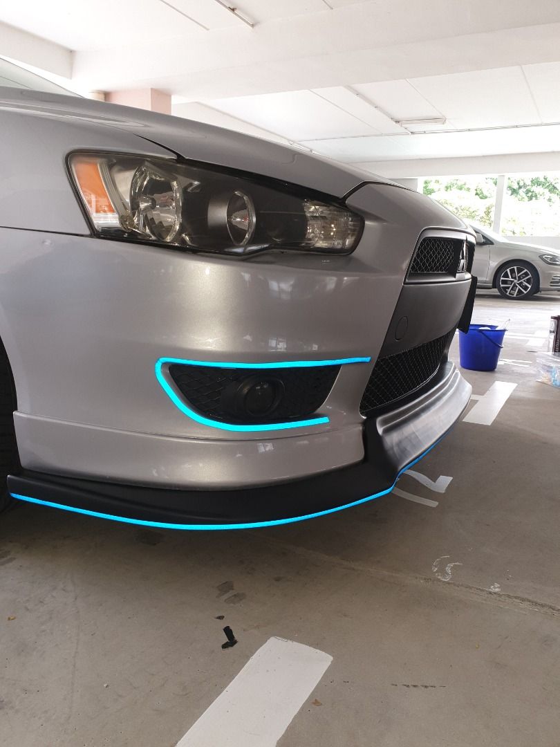 Mitsubishi Evo Blue Edition - Authentic Blue 3M Reflective Tape 2023 ...
