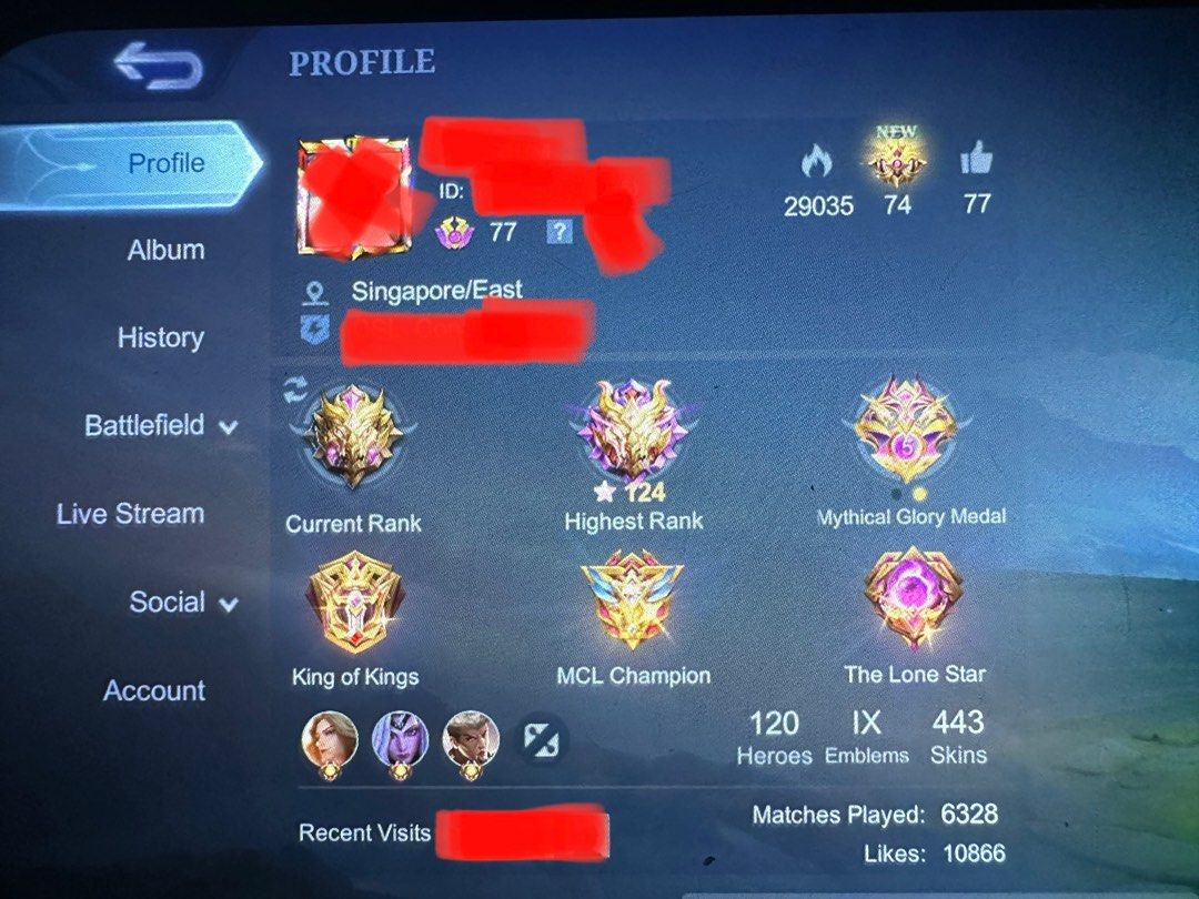 MLBB STACKED ACCOUNT 1000+ POINTS (PRIME ROGER | PRIME BEATRIX), Video ...