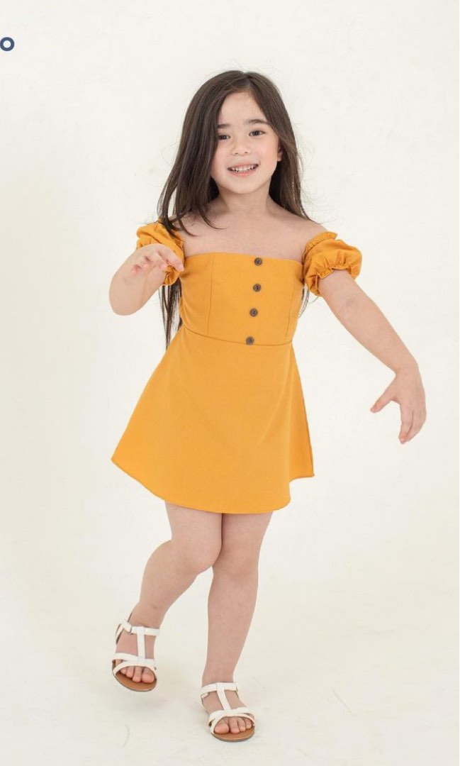 Modelano Claire dress for kids, Fesyen Wanita, Pakaian Wanita, Gaun & Rok di Carousell