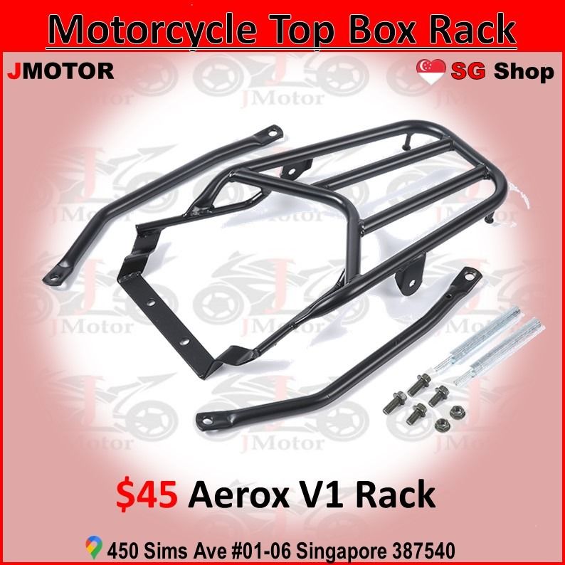Motorcycle Top Box Rack, Motorcycles, Motorcycle Accessories on Carousell