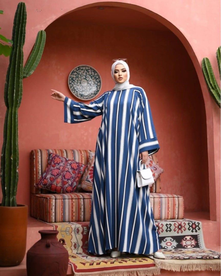 Nelsha abaya, Women's Fashion, Muslimah Fashion, Dresses on Carousell