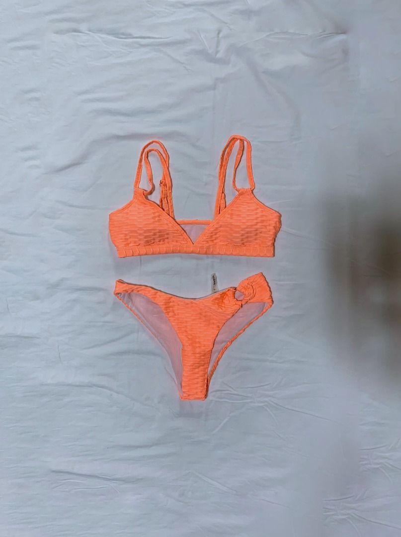 neon two piece swimsuit, Women's Fashion, Swimwear, Bikinis & Swimsuits ...