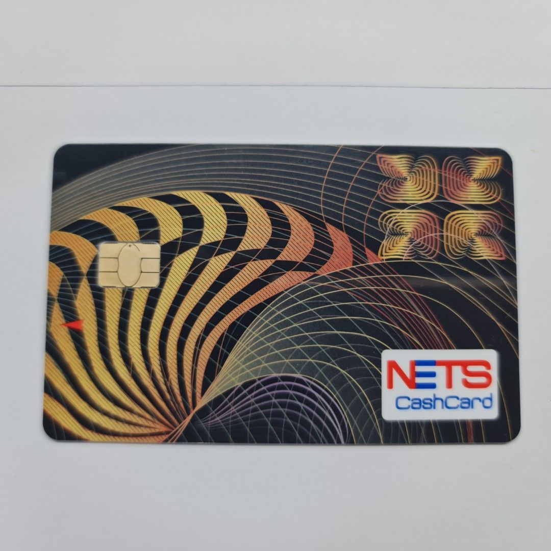 NETS Cashcard with Chip for Gen 1 and Gen 2 Cash Card readers Old IU In ...
