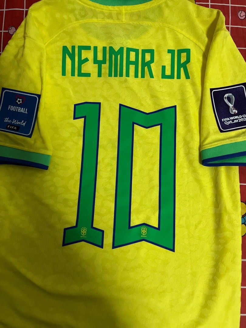 Neymar Jr Brasil world cup jersey kit, Men's Fashion, Activewear on ...