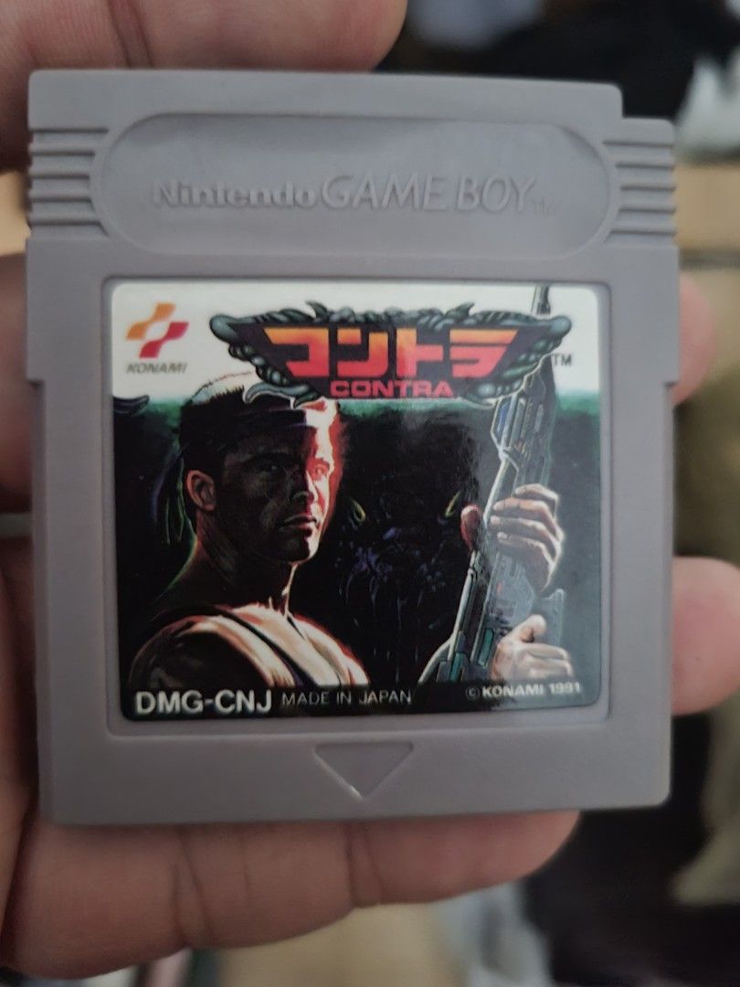 Nintendo Game Boy GB Contra Game Cartridge Only (Made in Japan ...