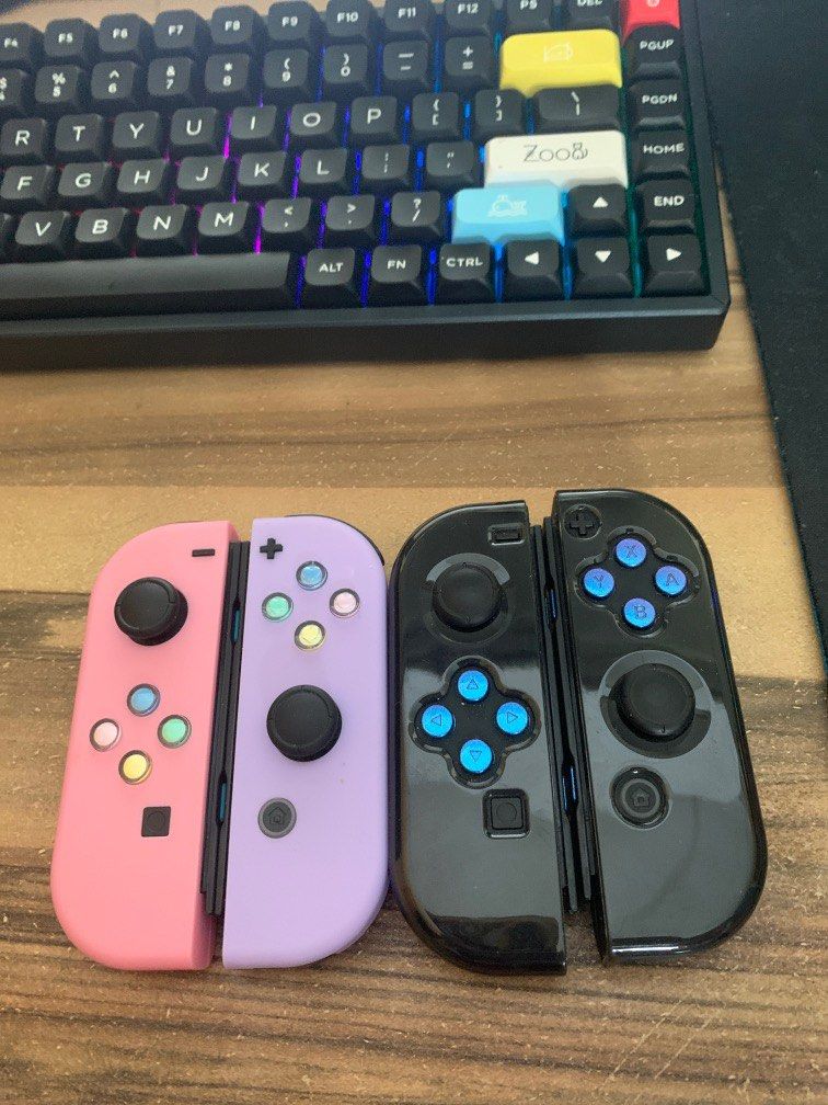Nintendo Switch Joycon Re-Shell, Video Gaming, Gaming Accessories, Controllers on Carousell