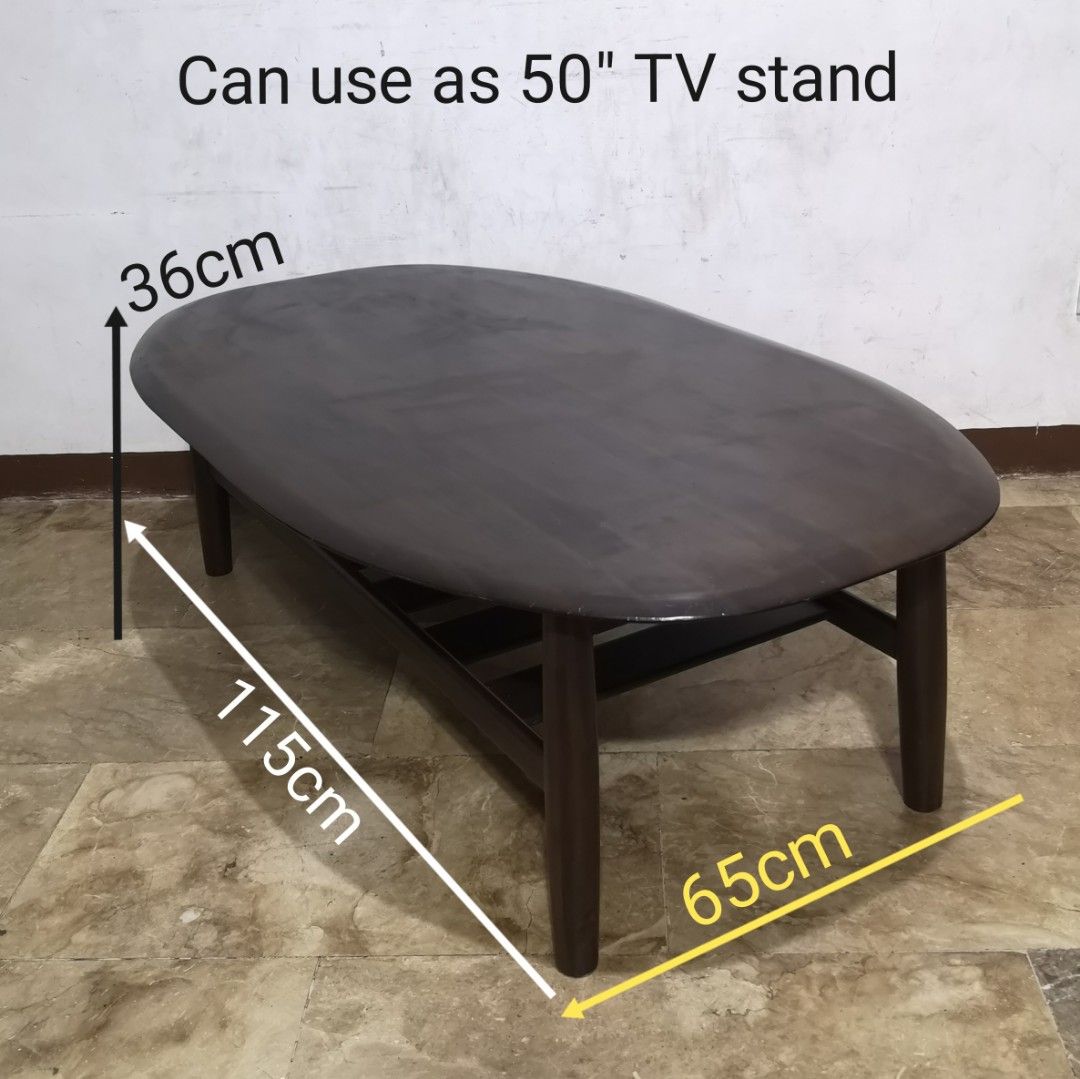 NITORI coffee table, natural wood, Furniture & Home Living, Furniture ...