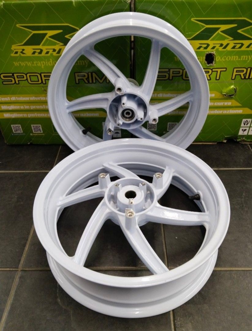 NMAX V2 14 Inch Rapido Rims, Motorcycles, Motorcycle Accessories on ...