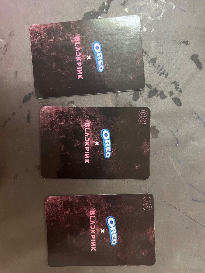 Oreo BlackPink Black pink cards black pink Lisa jisoo rose , Hobbies ...
