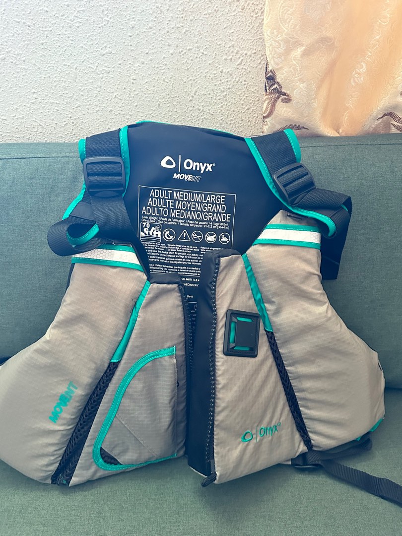 Onyx life jacket, Sports Equipment, Fishing on Carousell