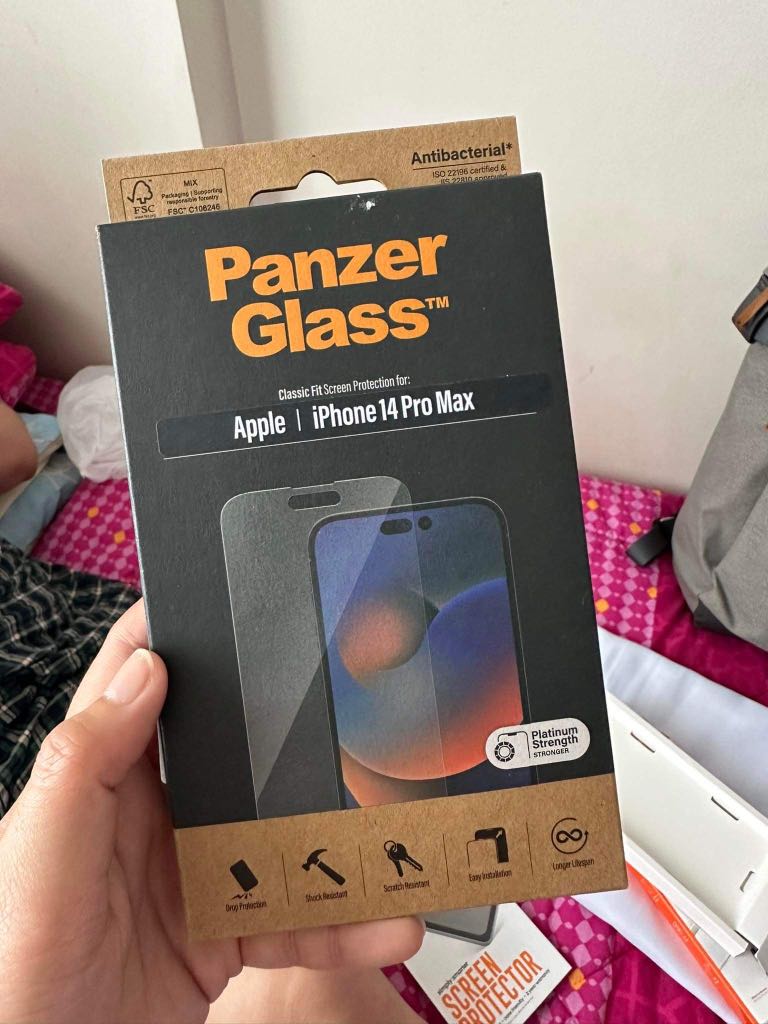 iPhone 14 Pro Max Panzer Tempered Glass , Mobile Phones & Gadgets ...