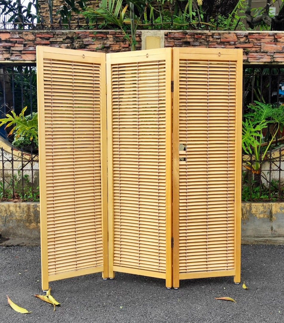 Partition, Room Divider Blinds style 18 inches per panel H-59 inches on ...