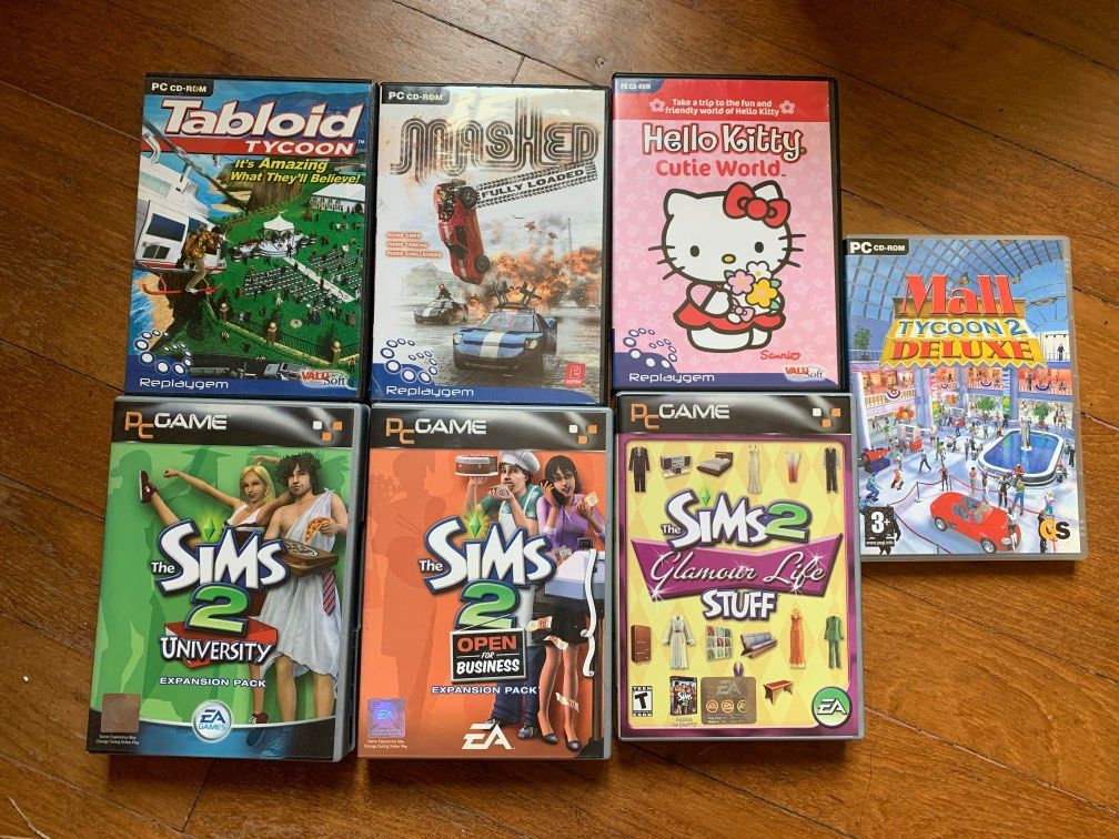 PC Games Sims 2 Tycoon Games Mashed Hello Kitty, Video Gaming, Video ...
