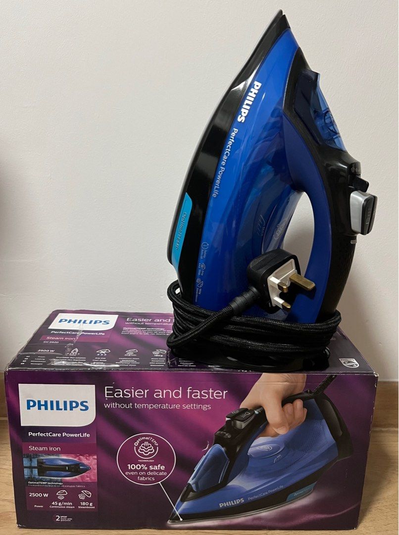 Philips PerfectCare Powerful Steam Iron GC3920/26 (original $155), TV ...