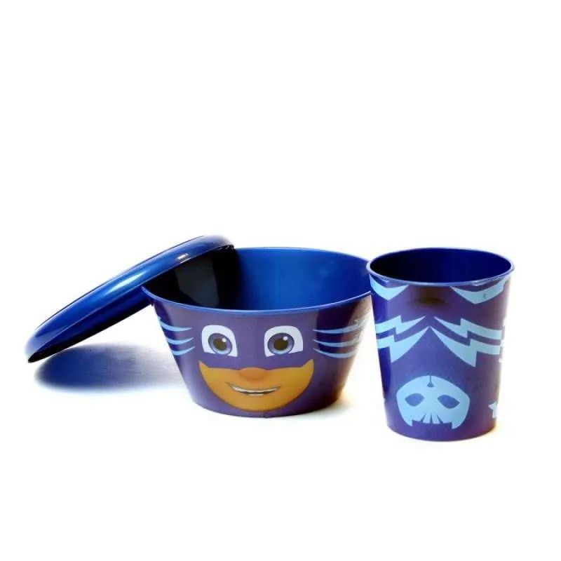 PJ Masks Stacking Meal 3 Piece Set, Babies & Kids, Nursing & Feeding ...