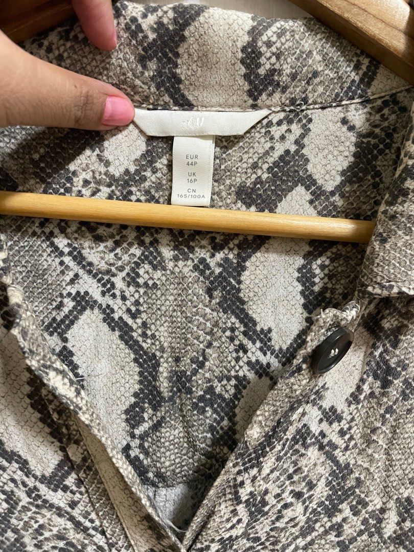 Plus Size Snake Skin Dress on Carousell