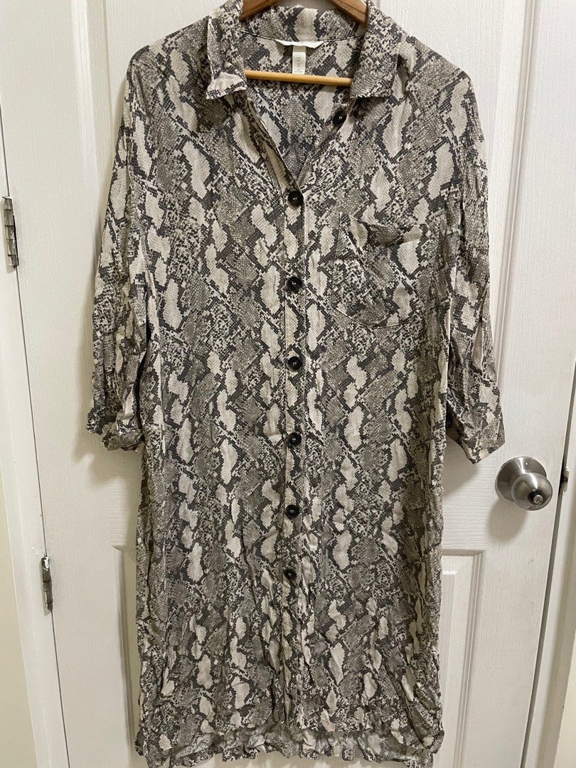 Plus Size Snake Skin Dress on Carousell