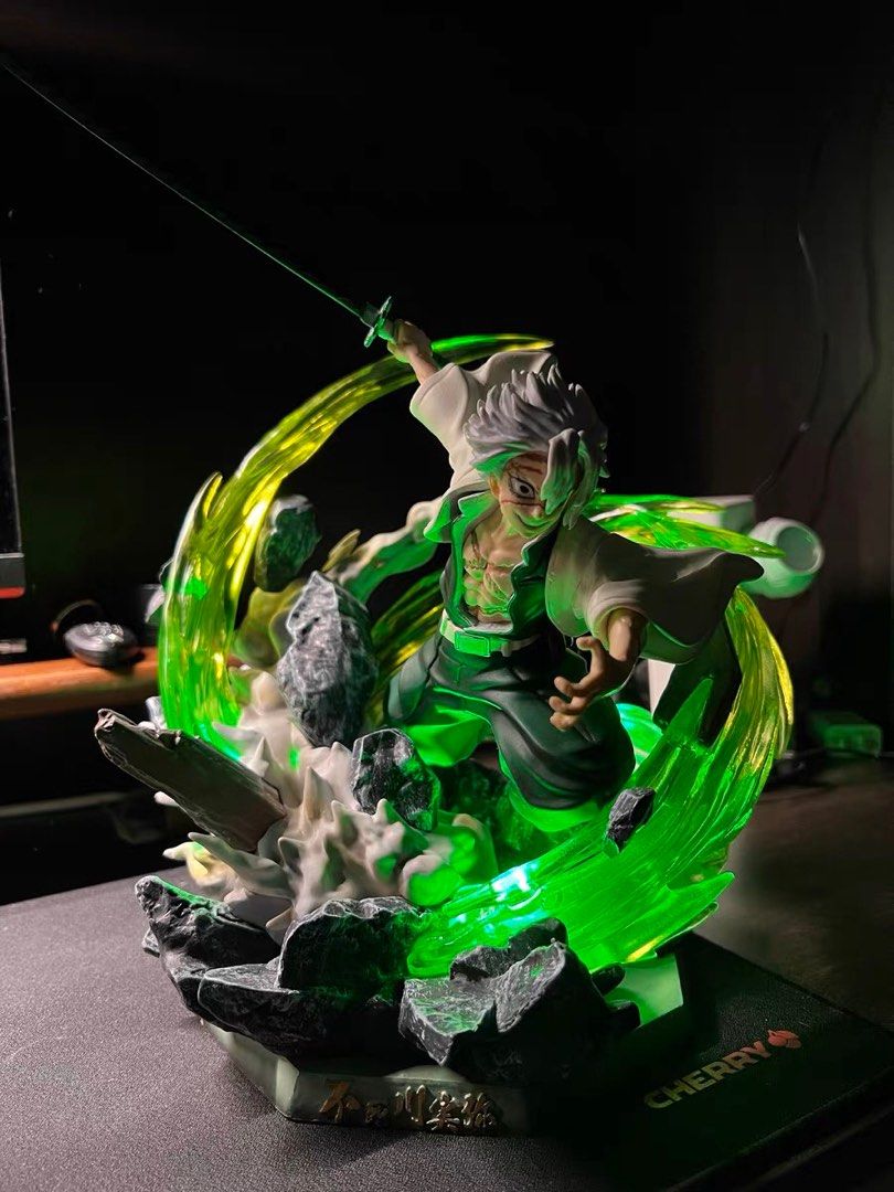 [PO] 30CM Kny Demon Slayer Sanemi Shinazugawa Figurine with LED ...