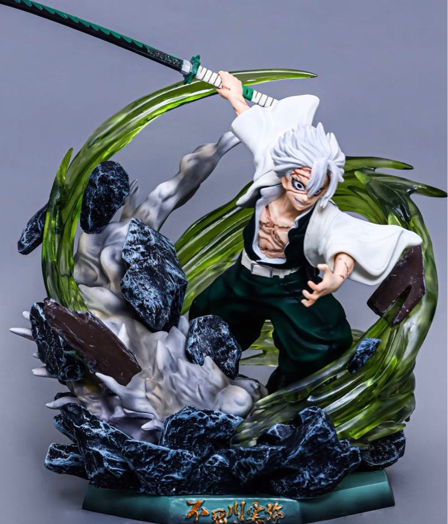 [PO] 30CM Kny Demon Slayer Sanemi Shinazugawa Figurine with LED ...