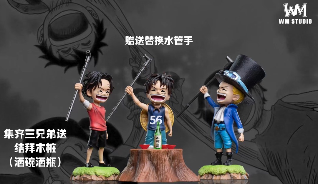[PO Close] One Piece|Young Luffy , Ace , Sabo, Hobbies & Toys, Toys ...