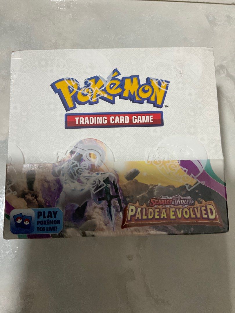 Pokemon Paldea Evolved Box, Hobbies & Toys, Toys & Games on Carousell