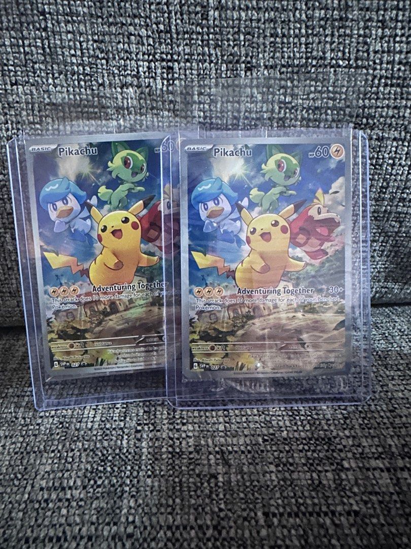 Pokemon Paldea Evolved Pikachu Promo, Hobbies & Toys, Toys & Games on ...