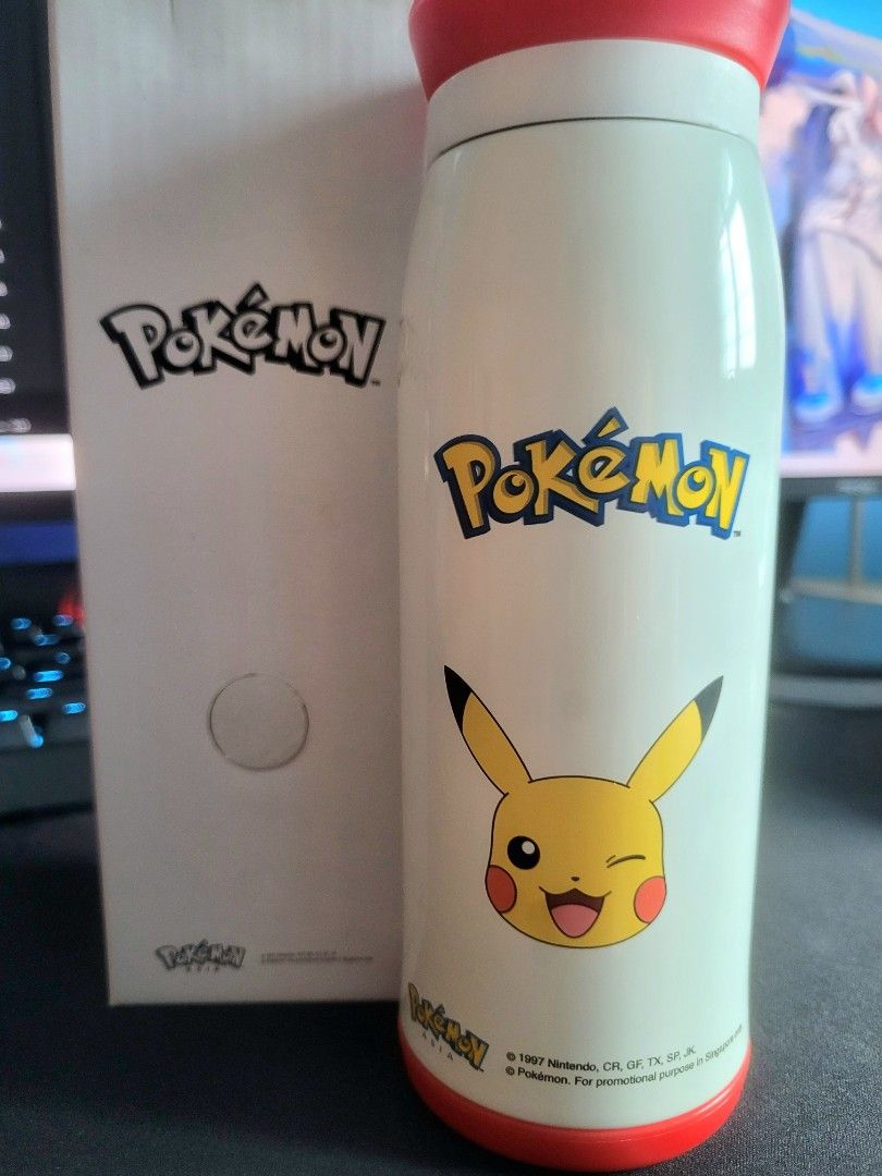 Pokemon Pikachu Thermal Flask, Furniture & Home Living, Kitchenware ...