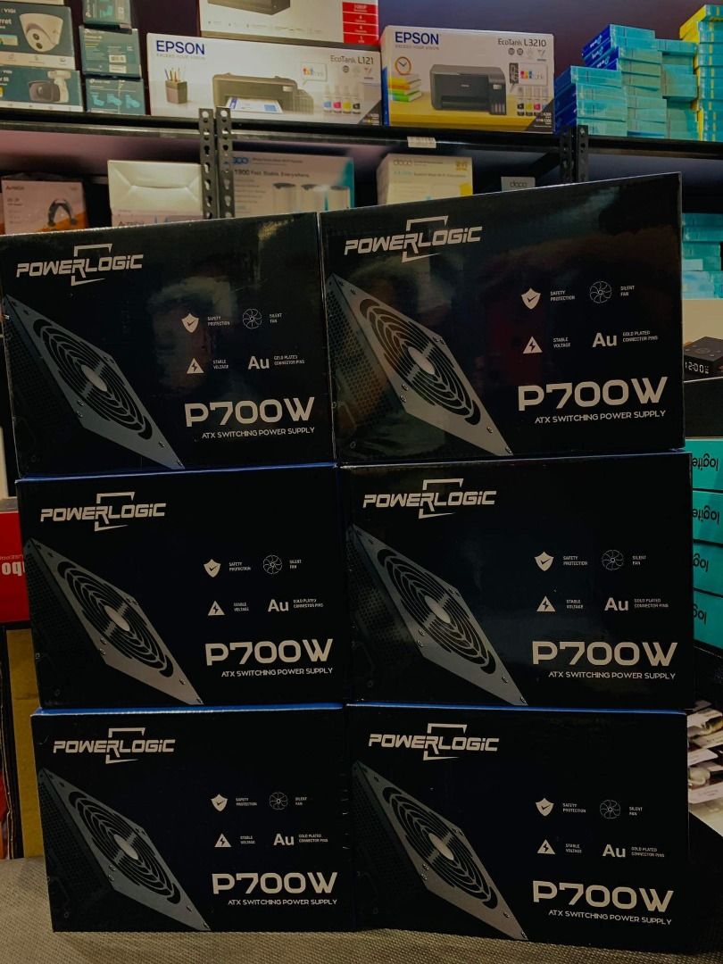Powerlogic ATX-700w 20+4 Pin Switching Power Supply PSU, Computers ...