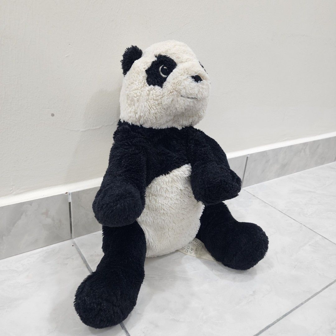 Preloved Panda Soft Toy (KRAMIG IKEA) (60cm), Hobbies & Toys, Toys ...