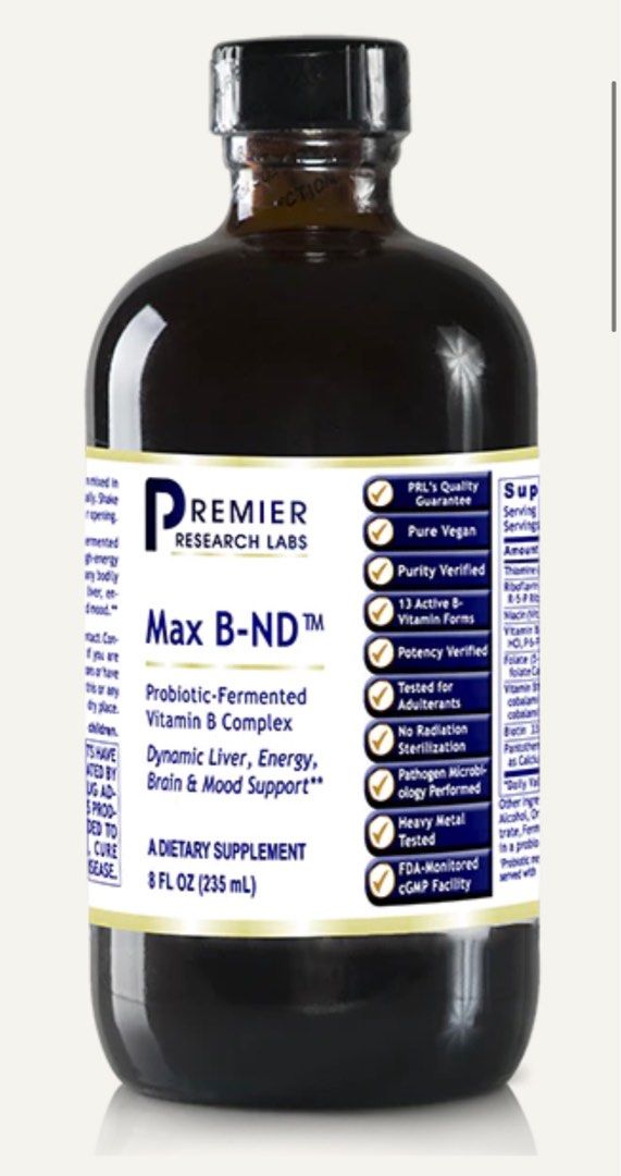 Premier Research Lab Liquid Vit.B Complex, Health & Nutrition, Health ...