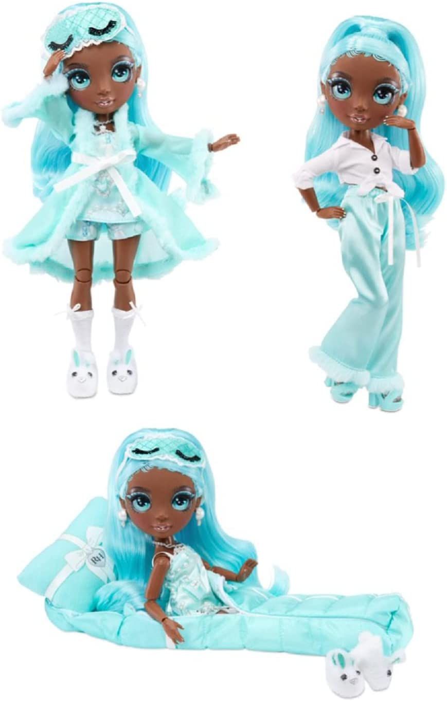 Rainbow High Slumber Party Fashion Doll and Playset w/ 2 Outfits Choose ...